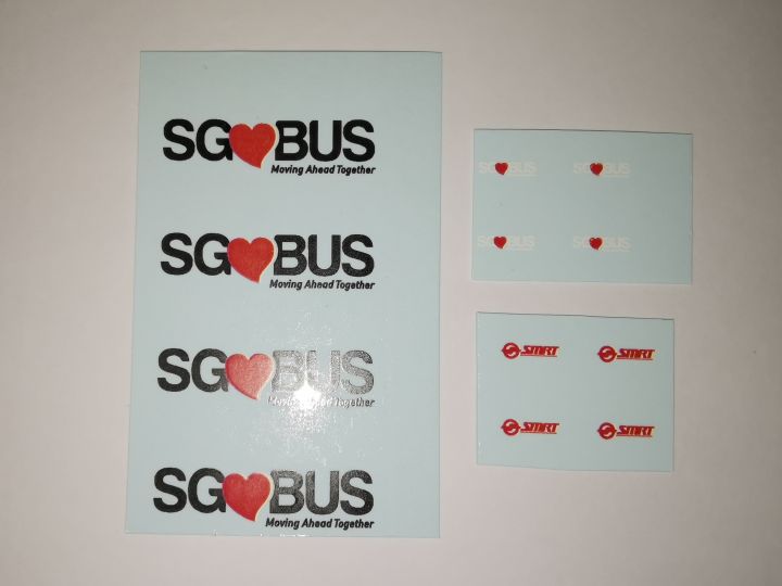 SG ️BUS and SMRT Logo Watermark Decals | Lazada Singapore