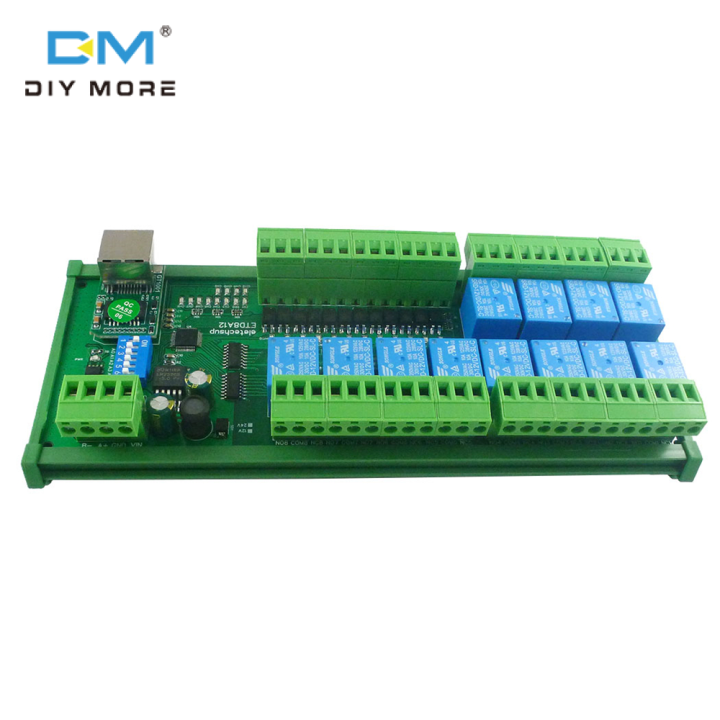 Diymore Mô Đun Công Tắc Rơ Le 2 Trong 1 12 DIO Ethernet/RS485 Bộ Điều ...