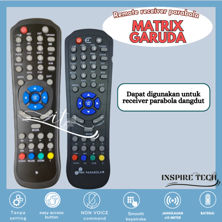 Remote Parabola Receiver Matrix Garuda Nex Parabola Dangdut Burger S1 ...