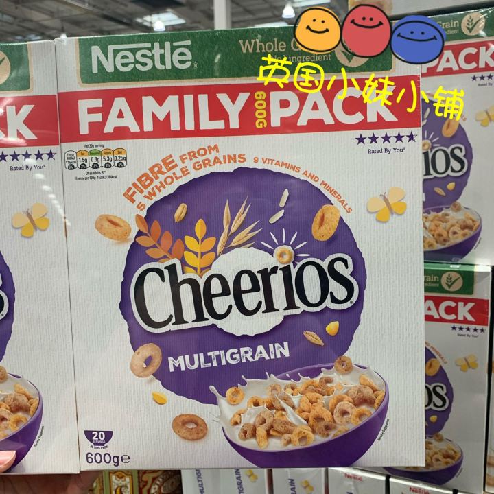 Goods Cheerios Grain Cheerios Children's Breakfast Cereal 600G | Lazada