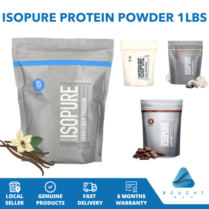 Isopure Zero Carb Protein Powder 1lb 3lb - Whey Protein, Muscle Fitness ...