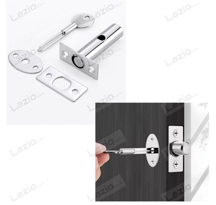 Hidden Door Lock Security Metal Bolt Invisible | Lazada