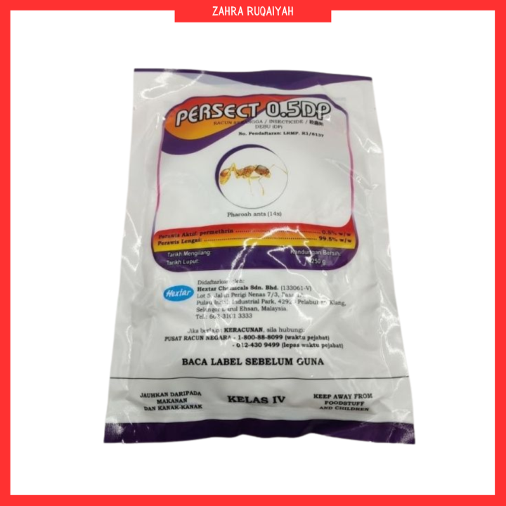 Persect 0.5DP Ant & Cockroach Poison 250g Indoor Insect Control Pest ...