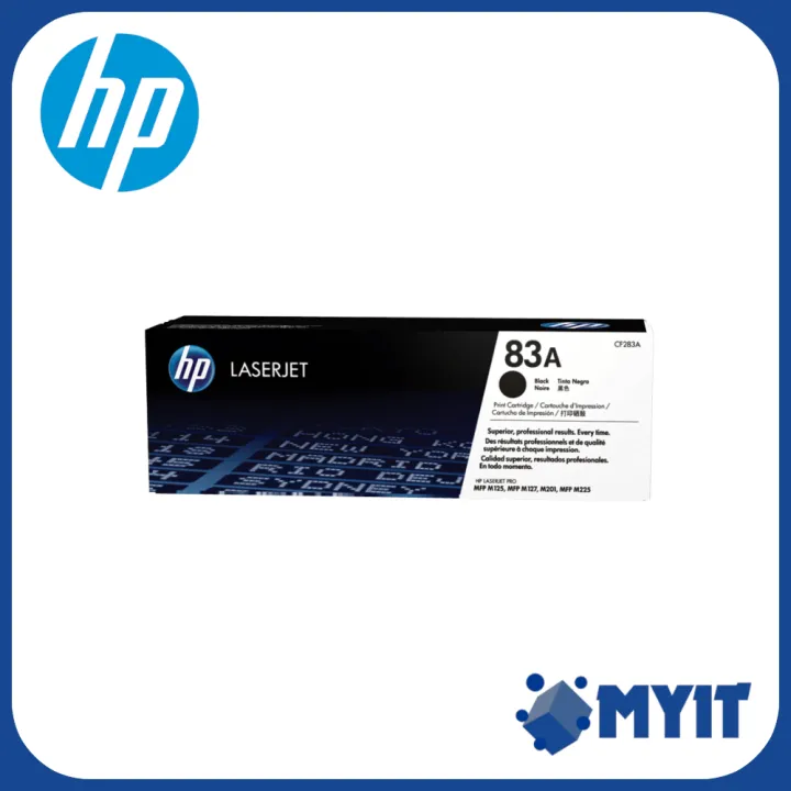 HP 83A Black Toner Original Genuine CF283A | Lazada