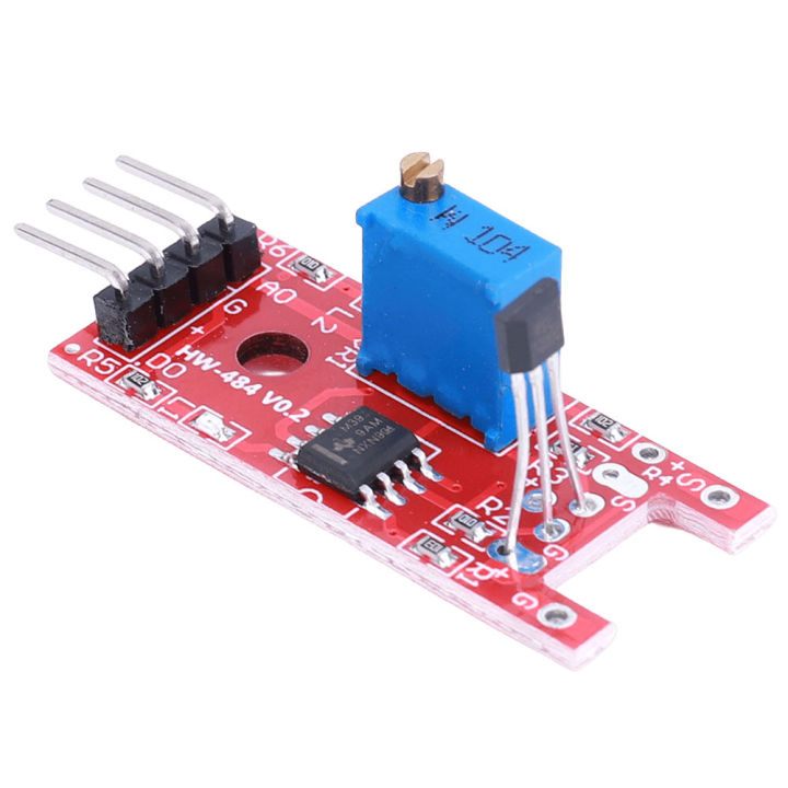 KY-024 Linear Magnetic Hall Switches DC 5V Speed Sensor Module LM393 Chip Hall Effect Magnetic ...