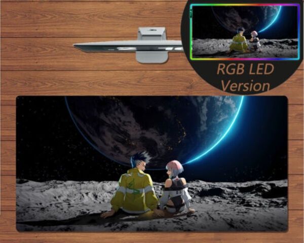 Anime RGB LED Large Mouse Cyberpunk Edgerunners Lucy Gaming Mat ...