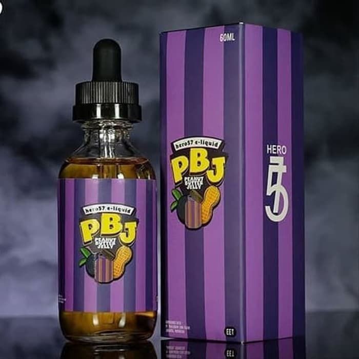 Hero57 - PBJ -Peanut Butter Jelly - 60ml Premium Liquid Vape Vapor | Lazada Indonesia