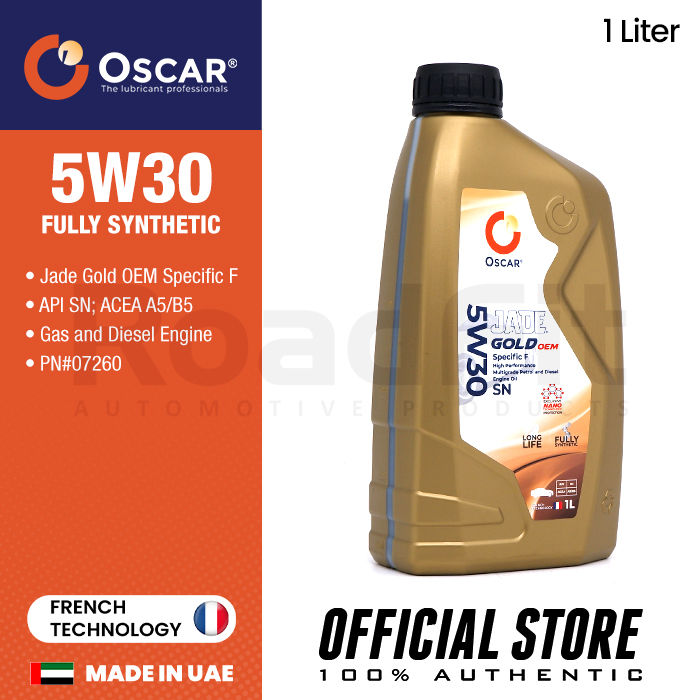 OSCAR Jade Gold OEM Specific F SAE 5W30 Fully Synthetic for Gas and ...