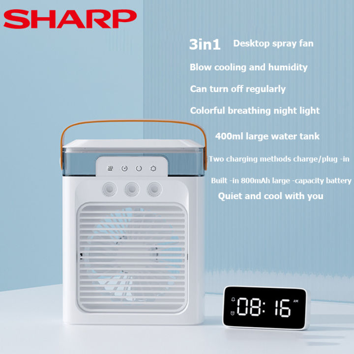 SHARP portable air conditioner USB cool air conditioner wireless mini ...