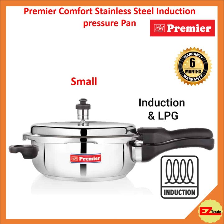 Premier Stainless Steel Comfort Pressure Pan Cooker for Induction & LPG ...