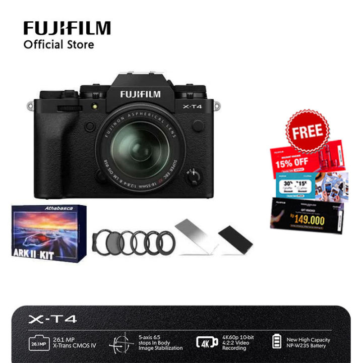 Fujifilm X-T4 Kit 18-55mm f/2.8-4 R LM OIS Landscape Package | Lazada ...
