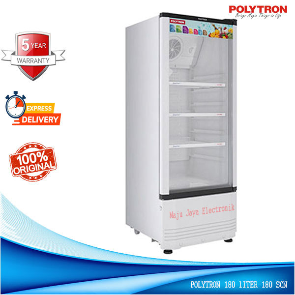 Showcase Polytron 3 Rak 190 Liter SCN 181 Dengan Pembuka Botol Anti ...