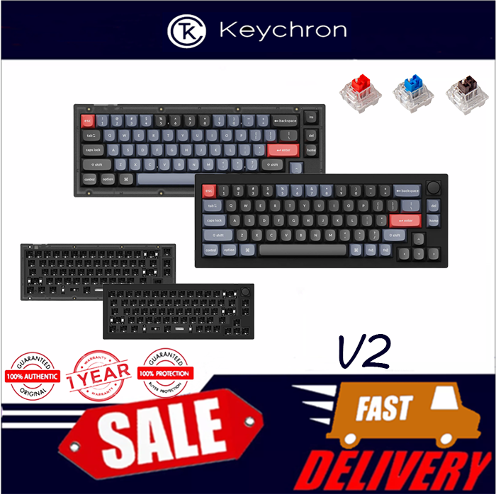 Keychron V2 QMK RGB Custom Mechanical Wired Keyboard | Lazada PH