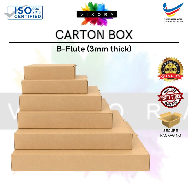 Packaging Box Craft Paper Carton Kotak Pizza Packing New Kertas Kraf ...