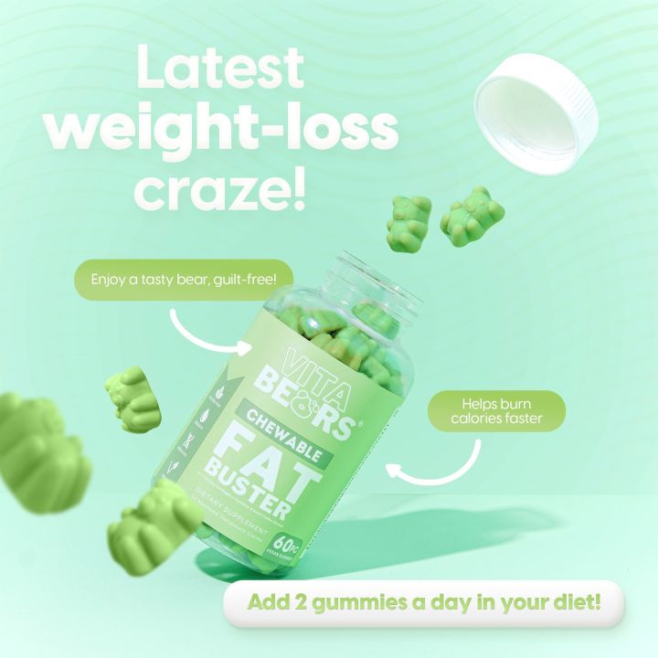 VITABEARS GUMMIES - FAT BUSTER | DETOX | FLAWLESS GLOW | SKIN VITAMINS ...