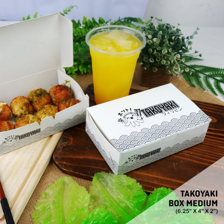 Takoyaki Box Medium with Design 50pcs. | Lazada PH