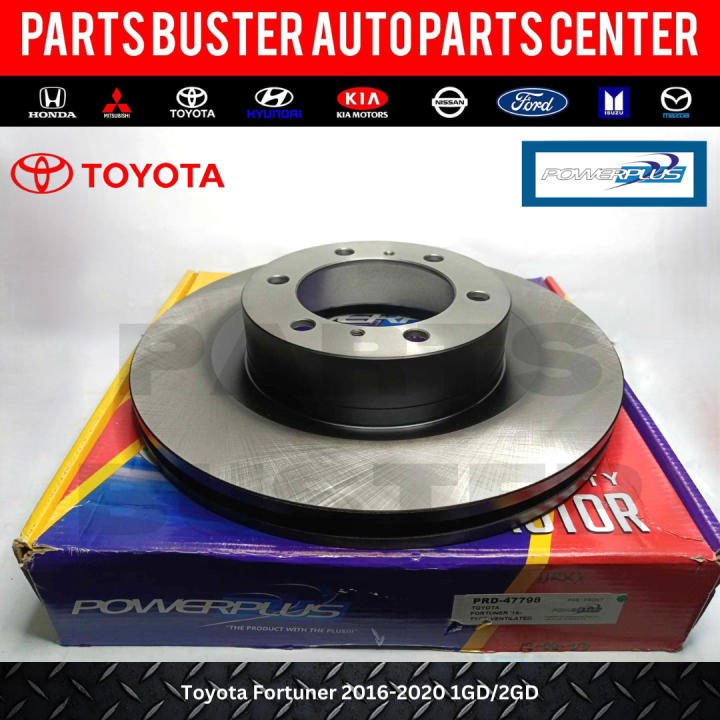 Front Brake Disc Rotor for Toyota Fortuner 2016-2020 1GD/2GD (PRD-47798 ...