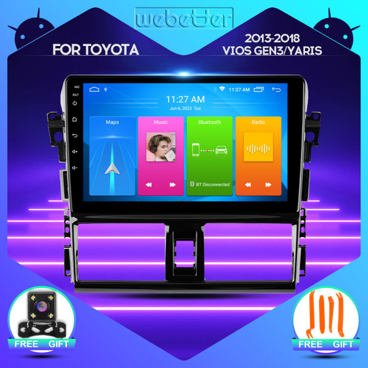 WeBetter TopNavi Android 10inch 4Core IPS Full Touch Screen Car Raido ...