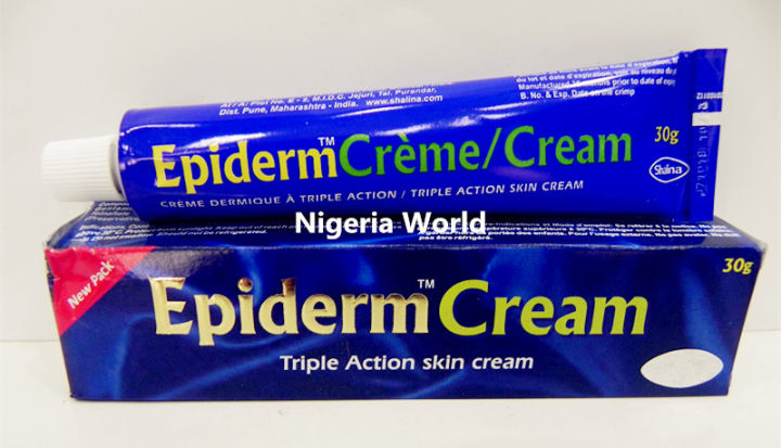 Nigeria World Epiderm Triple Actionn Skin Cream 30g | Lazada