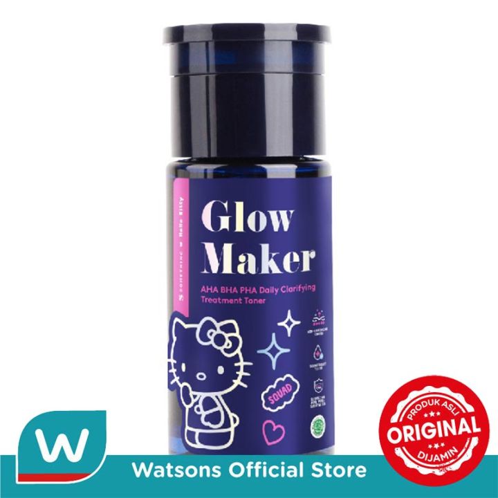 Somethinc Hello kitty glow maker AHA BHA PHA Clarifying Treatment Toner ...