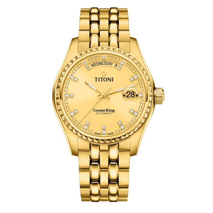 Titoni Luxury Gents Watch - Cosmo - Model: 797 G-306 | Lazada Singapore