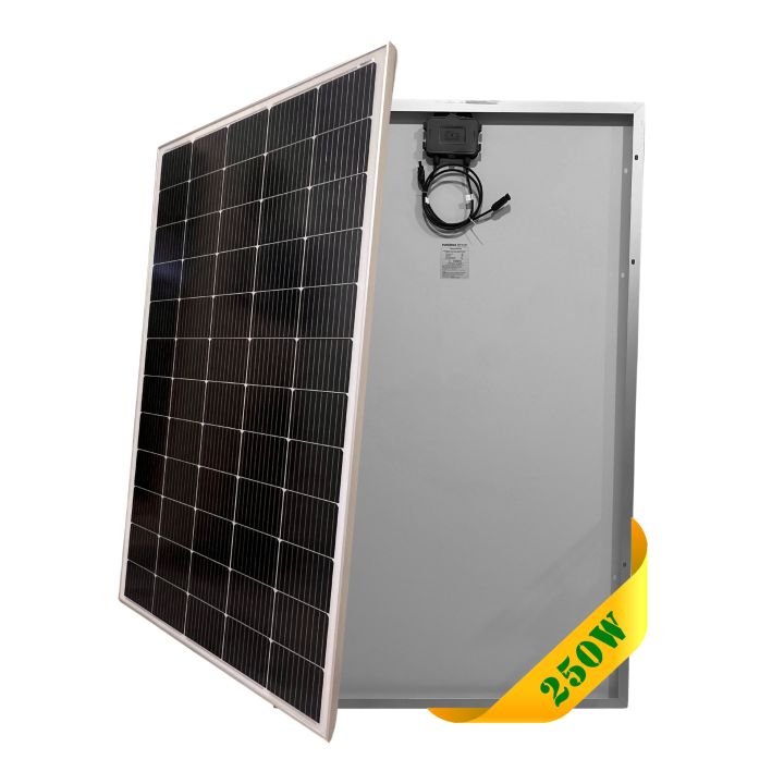 POWERMAS 250W Monocrystalline A-Grade Solar Panel Voc=36V Vmp=30V Imp=8 ...
