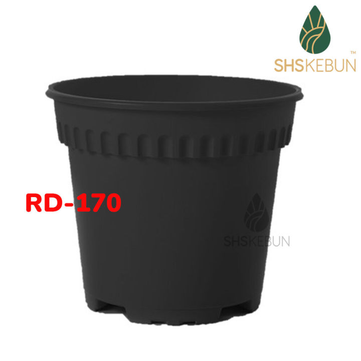 Baba BI-RD-170 Biodegradable Flower Pot Plastic Flower Pot Pasu Bunga ...
