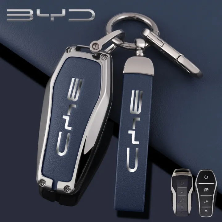 nappa-leather-zinc-alloy-shell-car-key-fob-shell-case-cover-chain