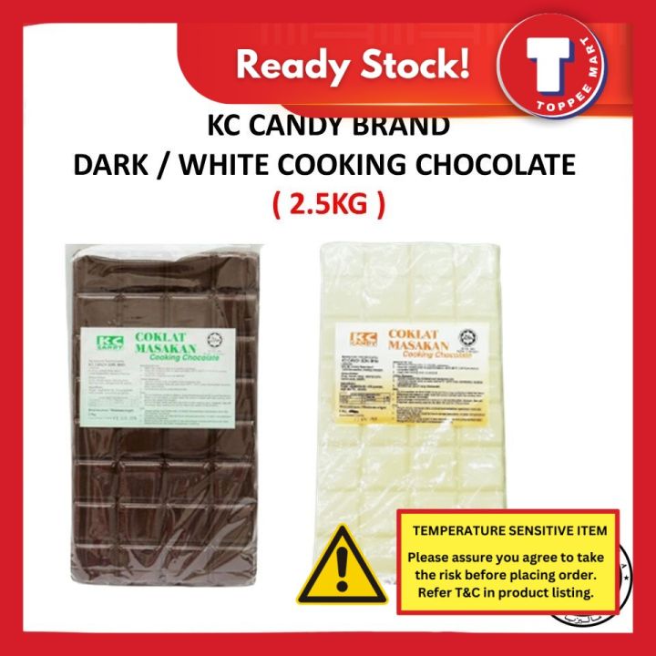 [HALAL] KC CANDY DARK / WHITE COOKING CHOCOLATE 2.5KG COKLAT MASAKAN ...