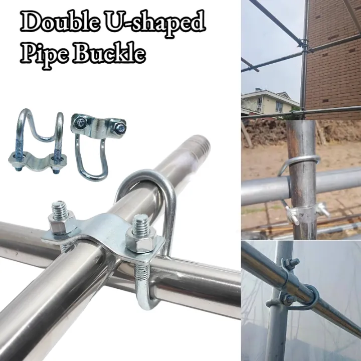 304 Stainless Steel Double U-shaped Clamp U-shaped Bolt Scaffold Fixing ...