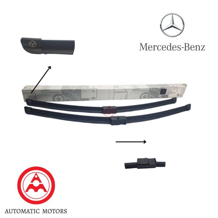 Original Mercedes Benz Front Windscreen Wiper Blade Set W212 W218 24/24 ...