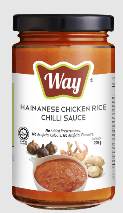 Way Hainanese Chicken Rice Chilli Sauce 200g Made in Malaysia | Lazada PH