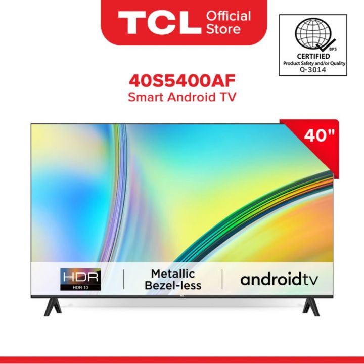 TCL 40 Inch FHD Smart Android TV - 40S5400A ( Assistant, Netflix, YouTube, Voice Remote) | Lazada PH