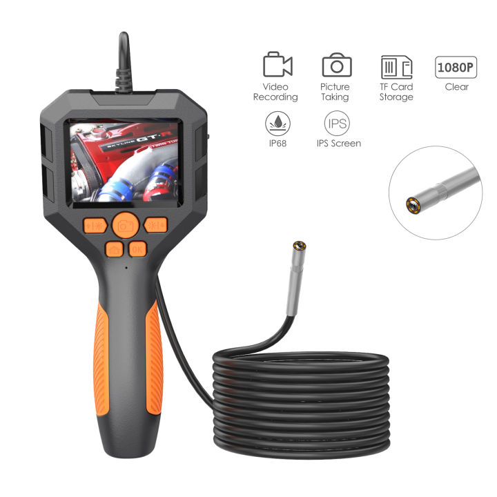 Industrial Endoscope 1080P Digital Borescope IP68 Waterproof Snake ...