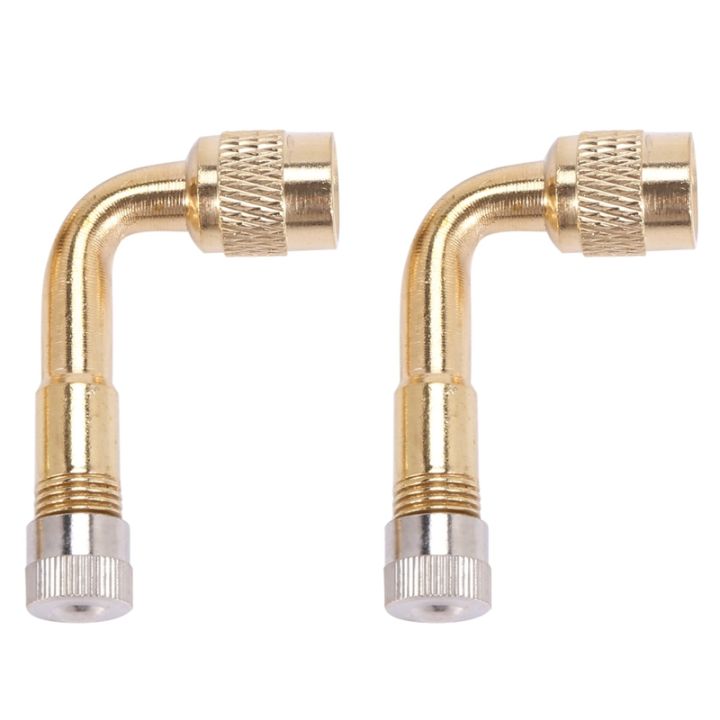 (MEFO) 2pcs Valve Extension Valve Extension Adapter Tire 90 Degree Bent ...