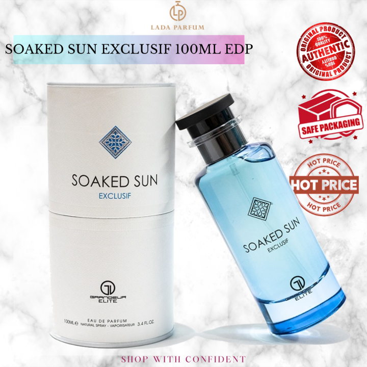 Grandeur Elite Soaked Sun Exclusif (similar to Lx Afternoon Swim) For Men EDP Perfume (100ml ...