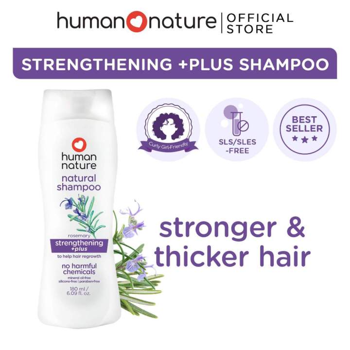 Human Nature Strengthening +Plus Shampoo (No Harmful Chemicals) | Lazada PH