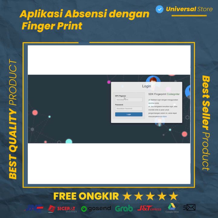 Aplikasi Absensi Berbasis Web PHP CI Absen dengan Finger Print Website ...