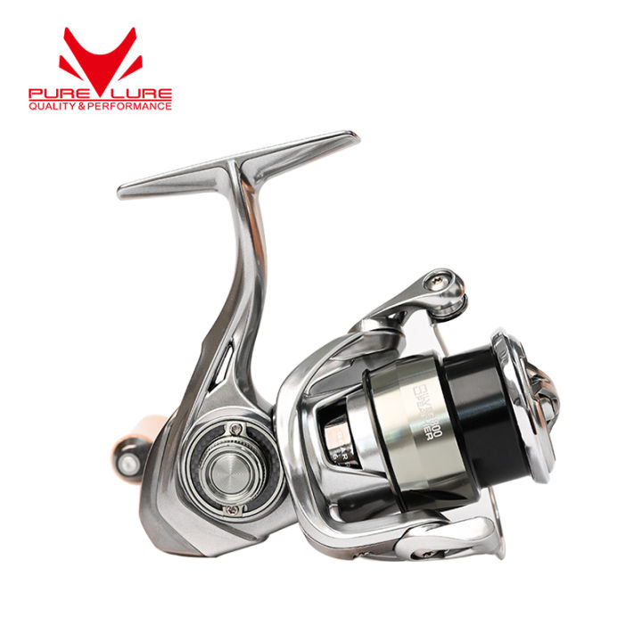 PURELURE Silver Feather 6.2:1 Ultralight Carbon Spinning Fishing Reel ...