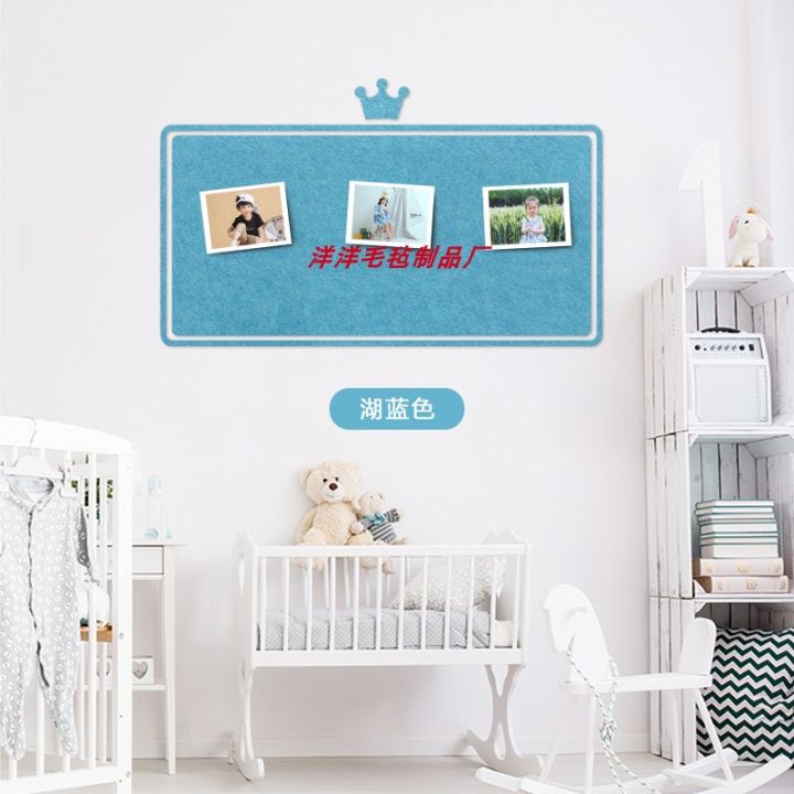 Corkboard display wall stickers Softboard layout message board self ...