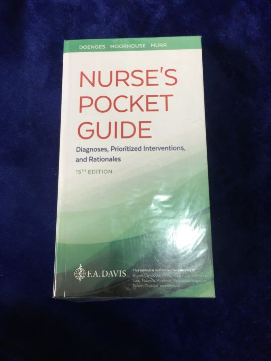 Nurse's Pocket Guide 15th Edition | Lazada PH