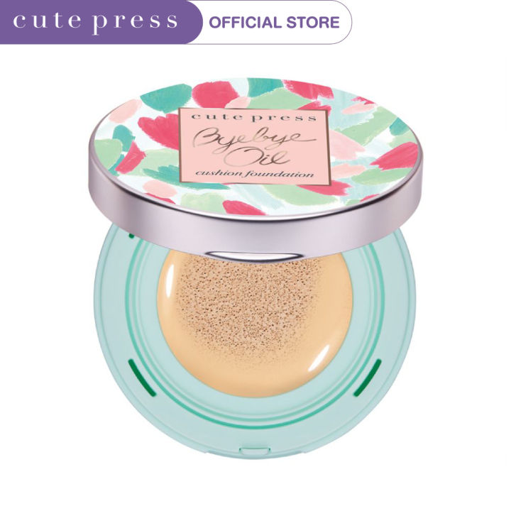 CUTE PRESS รองพื้น คุชชั่น BYE BYE OIL CUSHION FOUNDATION SPF 50+ PA ...
