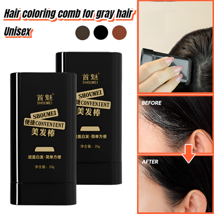 Hair Coloring Stick Long-lasting Hair Coloring Tools Anti-dyeing ...