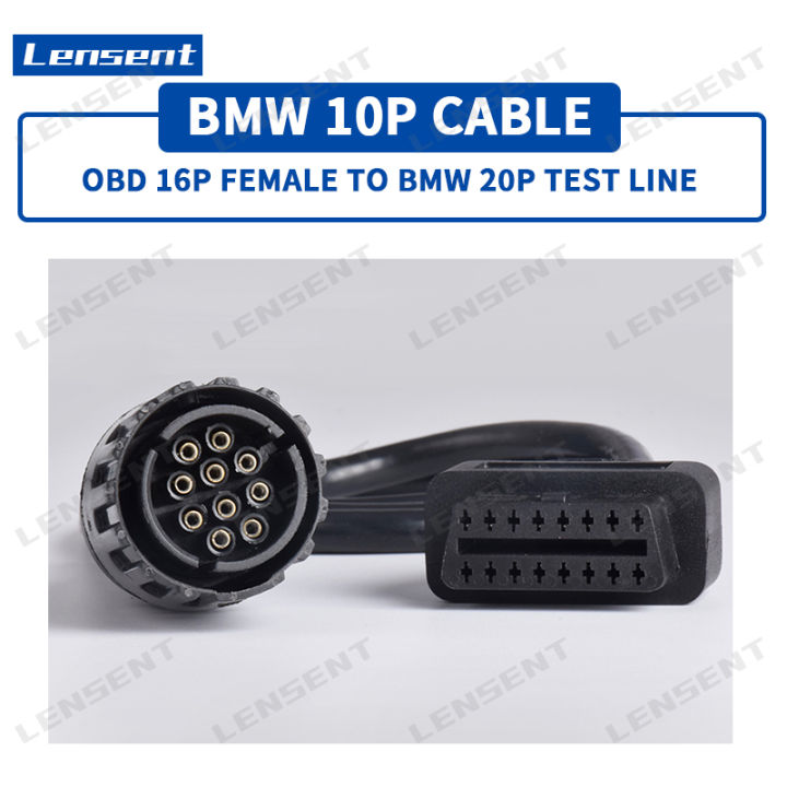 Lensent OBD Motorcycle Diagnosis Adapter Cable BMW BMW Adapter Cable ...