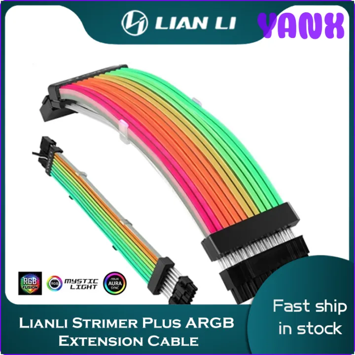 [YANX] LIAN LI Strimer Plus V1 V2 Triple 8Pin 24Pin MOD Motherboard GPU ...