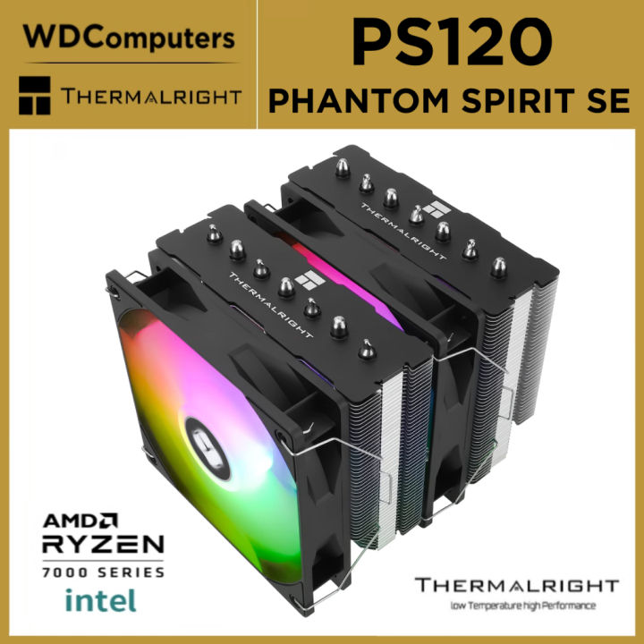 Thermalright PS120 SE Phantom Spirit 120 SE CPU Air Cooler, 7 Heat ...