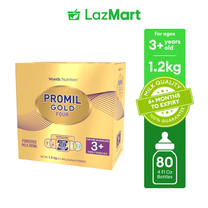 PROMIL GOLD FOUR Powdered Milk Drink for 3+ Years Old, Bag in Box, 1 ...