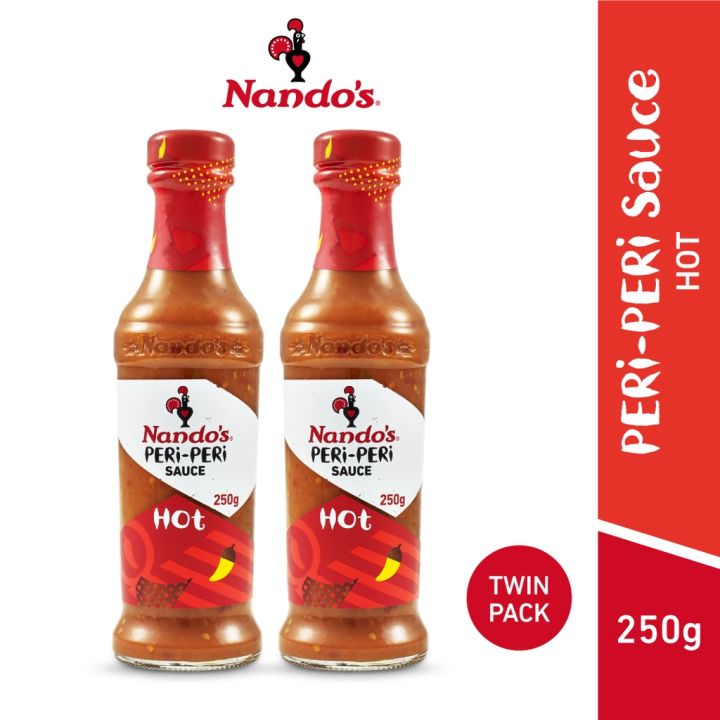 Nando's Hot PERi-PERi Sauce (250g) [Twin Pack] | Lazada