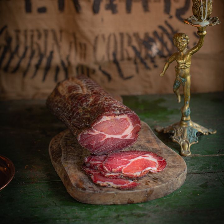 non sliced artisan mini Coppa 300-350 gr pork neck Baan Fostier ...