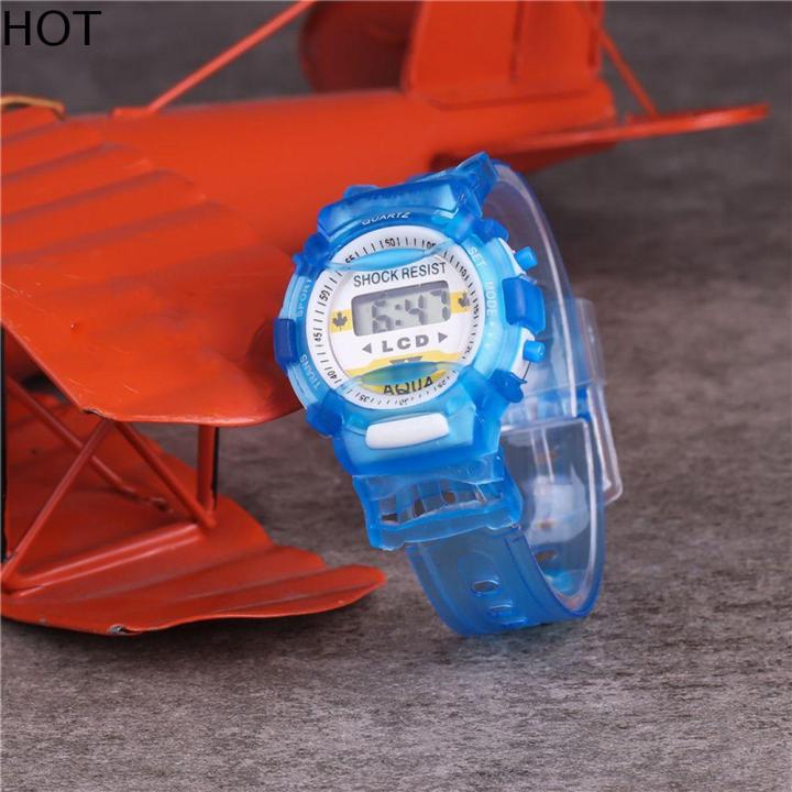 HOT Boys Simple Digital Wristwatches Student Waterproof Kids Watch ...